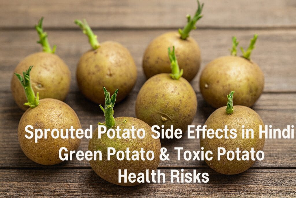 Sprouted Potato 4 Side Effects in Hindi | Green Potato & Toxic Potato ...